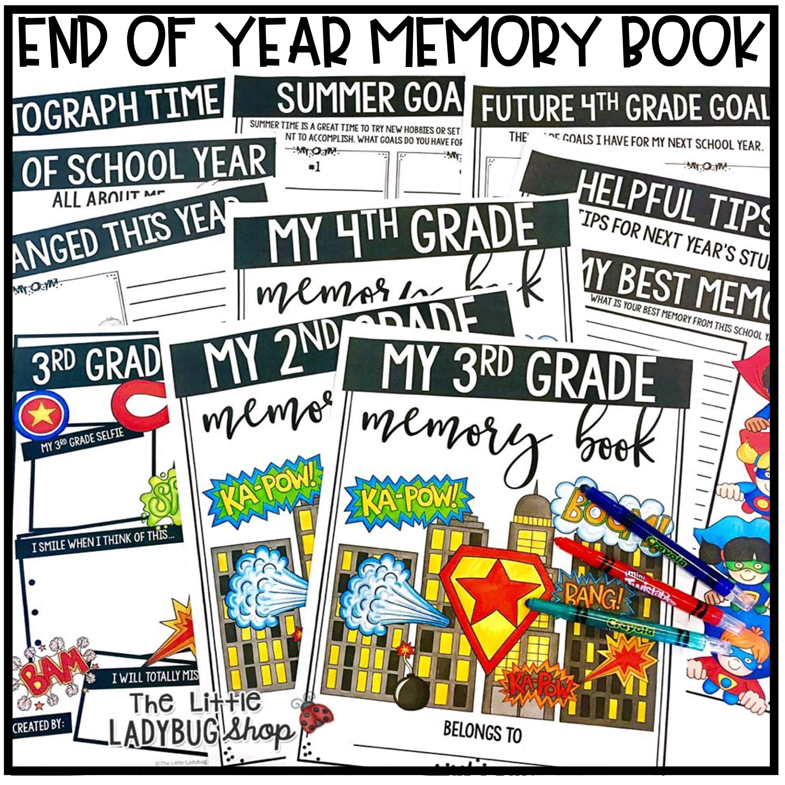 End of School Year Activities, End of Year Books to Read, and Ideas ...