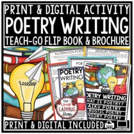 Digital Elements of Poetry Writing Unit Notebook Poem Posters Poetry ...