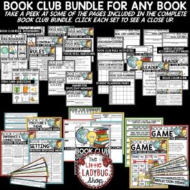 Book Club Activities Literature Circles Reading Response Questions ...