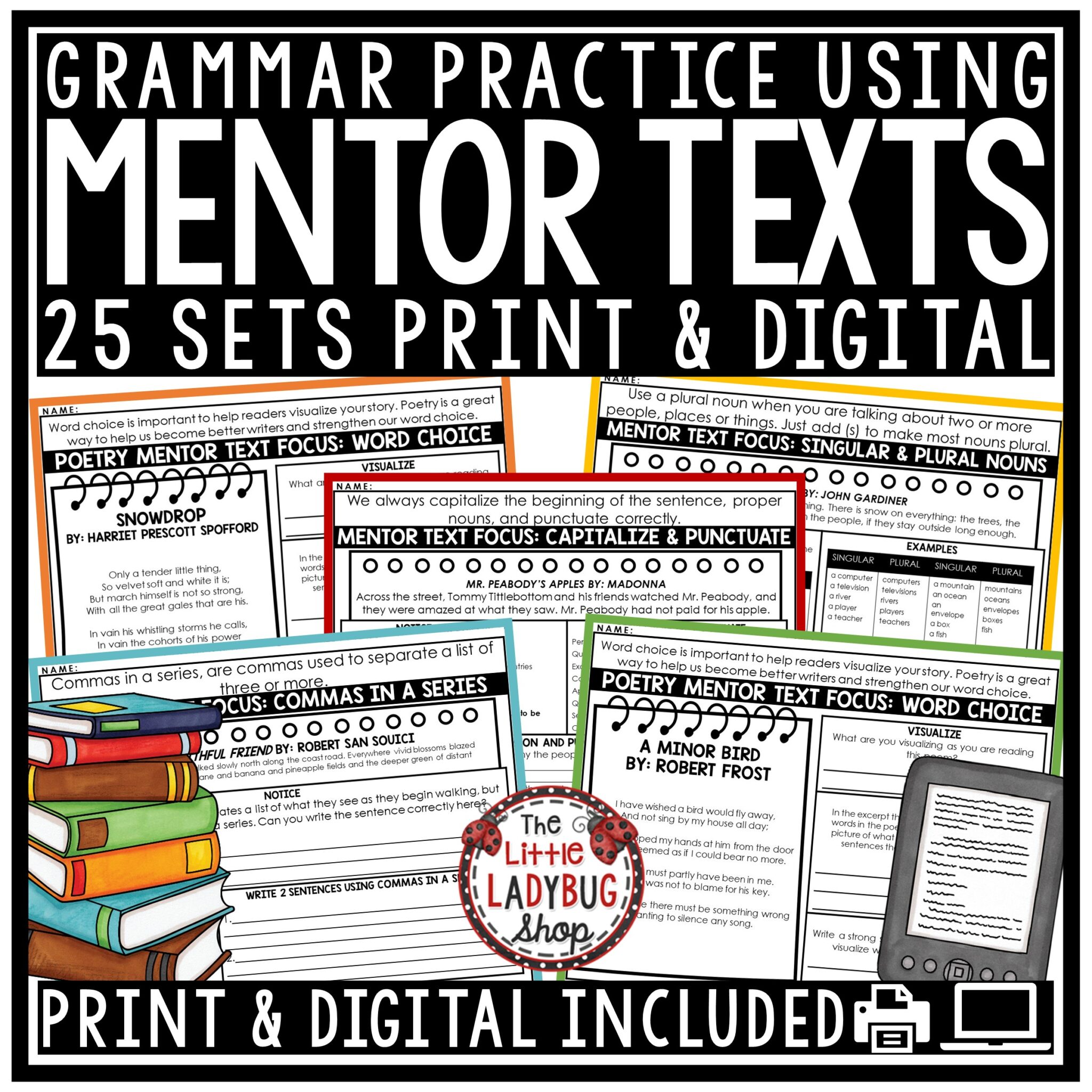 Mentor Texts to Teach Reading Comprehension Strategies - The Little ...