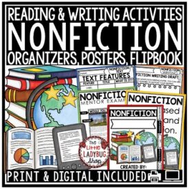 Informational Nonfiction Reading Genre Writing Graphic Organizers Text ...