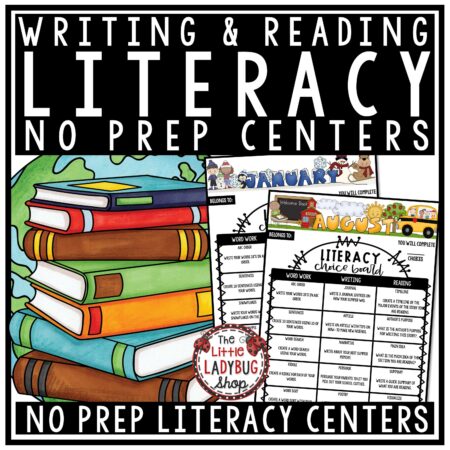 Literacy Centers Activities 3rd Grade, 4th Grade, 5th Grade - Homework ...