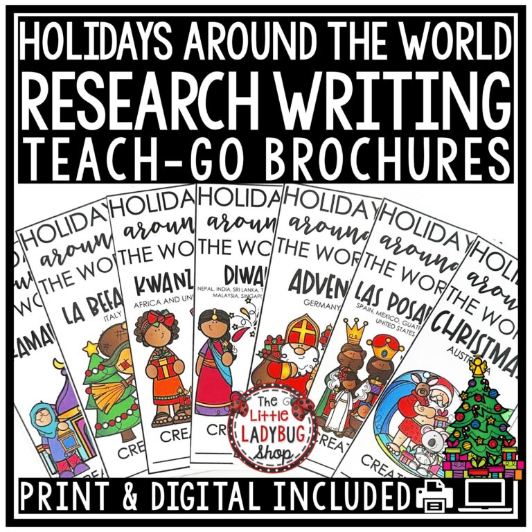 Winter Holidays Christmas Around The World Research Project - The ...