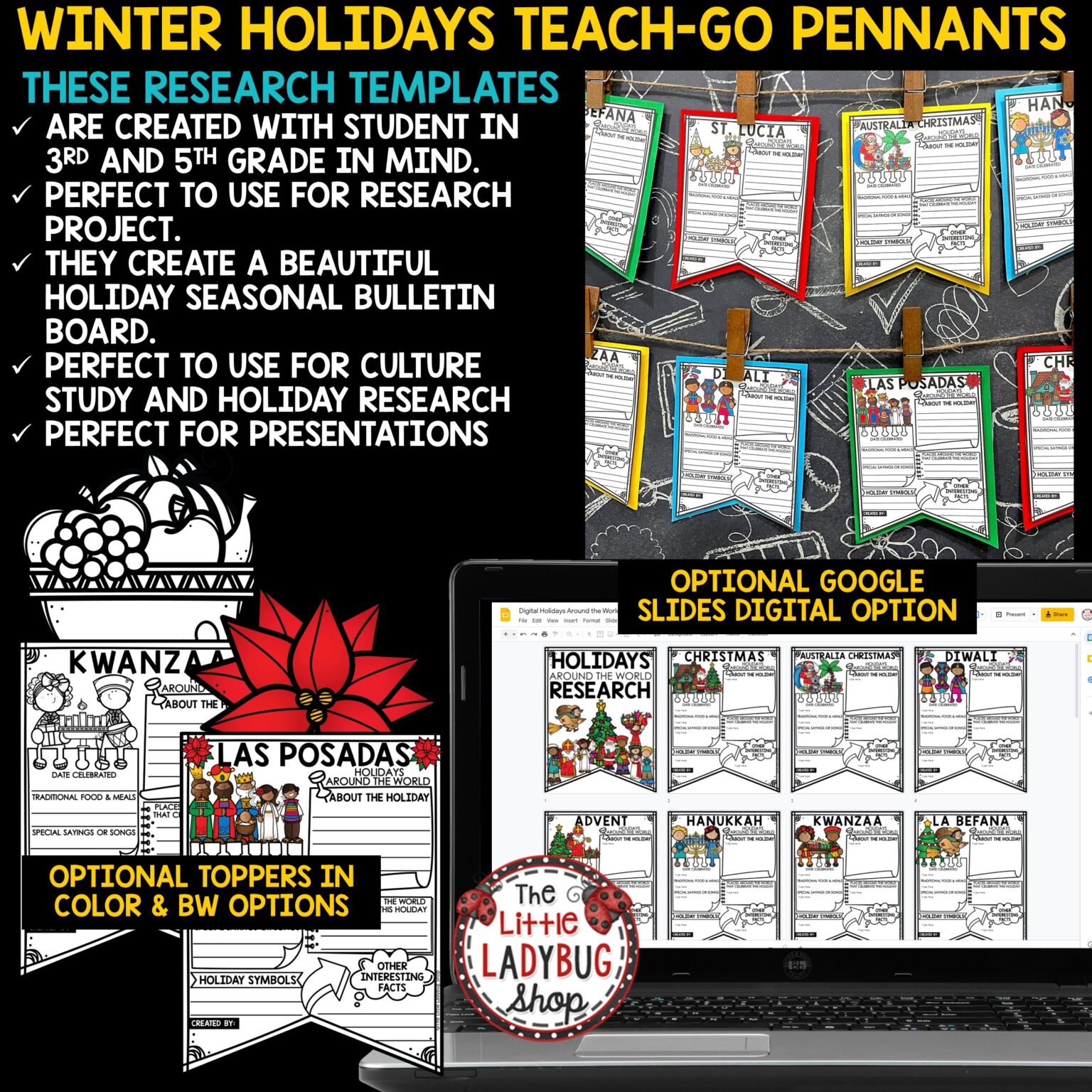 Winter Holidays Christmas Around The World Research Project - The ...