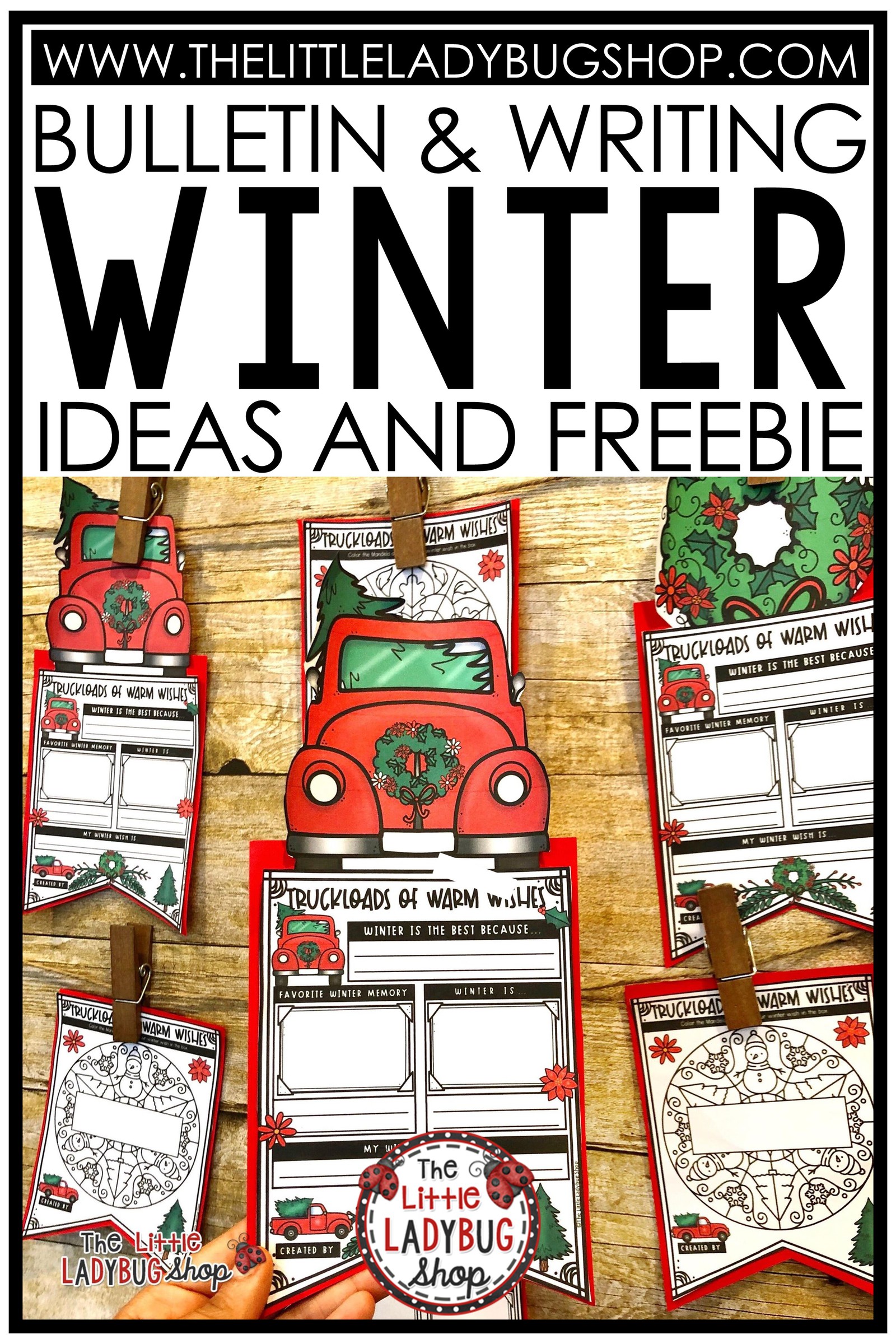 Winter Creative Writing: Bulletin Board Ideas - The Little Ladybug Shop