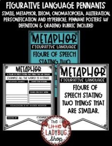 Digital Figurative Language Activities, Posters Worksheets: Idioms ...