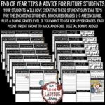End of The Year Writing Activity Brochure: Advice for Next Year's ...