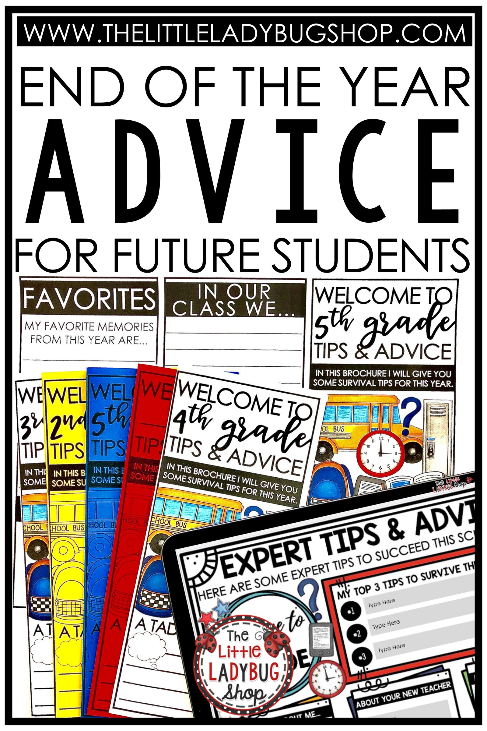 End of the Year Advice for Future Students - The Little Ladybug Shop
