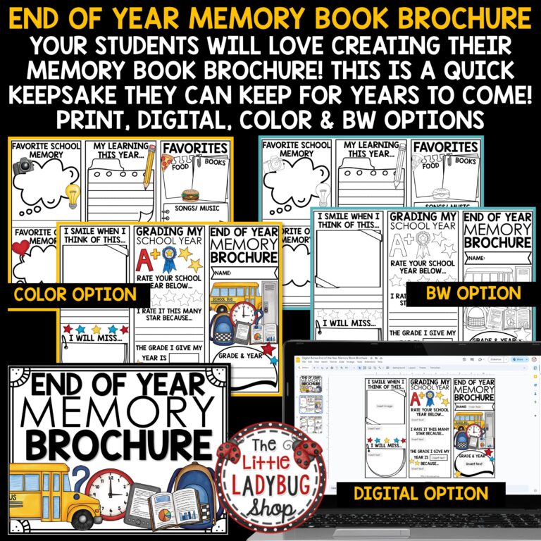 Advice to Next Years Students End of Year Writing - The Little Ladybug Shop