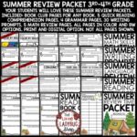 Camping Theme ELA Math Reading Summer Review Packet Writing Prompt 3rd ...