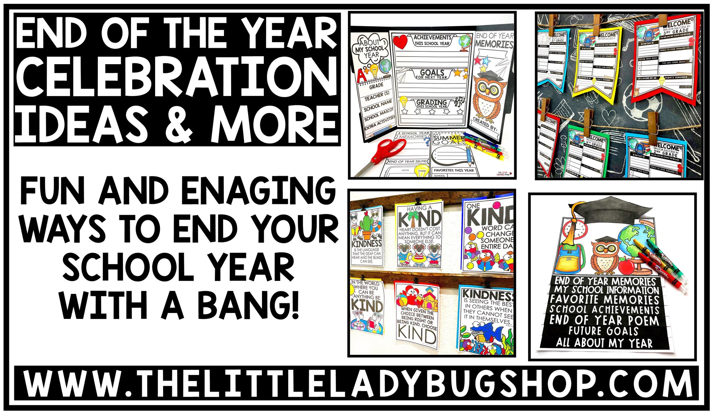 Celebrate the End of Year Fun Ideas - The Little Ladybug Shop