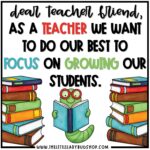 Dear Teacher Inspirational Quote Posters - The Little Ladybug Shop