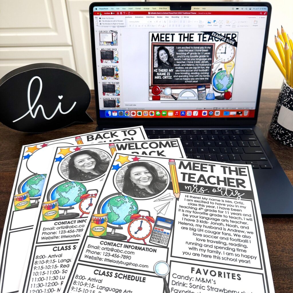 Back to School Meet the Teacher and Open House Ideas - The Little ...