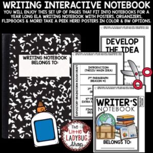 Interactive Writing Notebook 3rd-5th Grade- Limited Time Deal - The ...