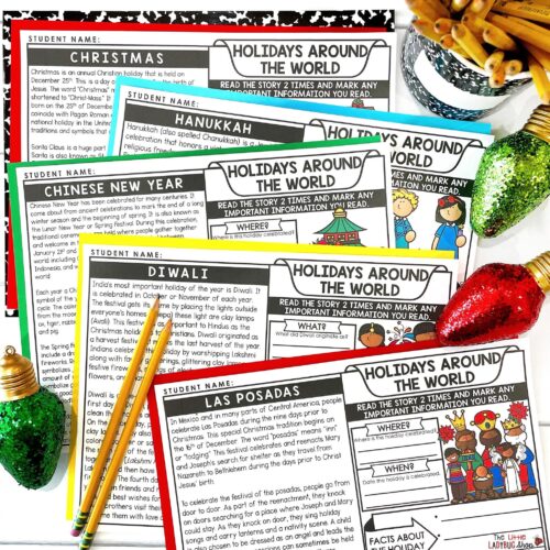 Christmas Holidays Around the World Activities - The Little Ladybug Shop