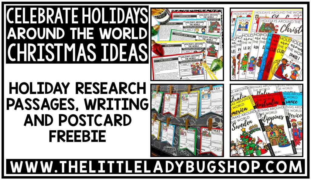 Christmas Holidays Around the World Activities - The Little Ladybug Shop