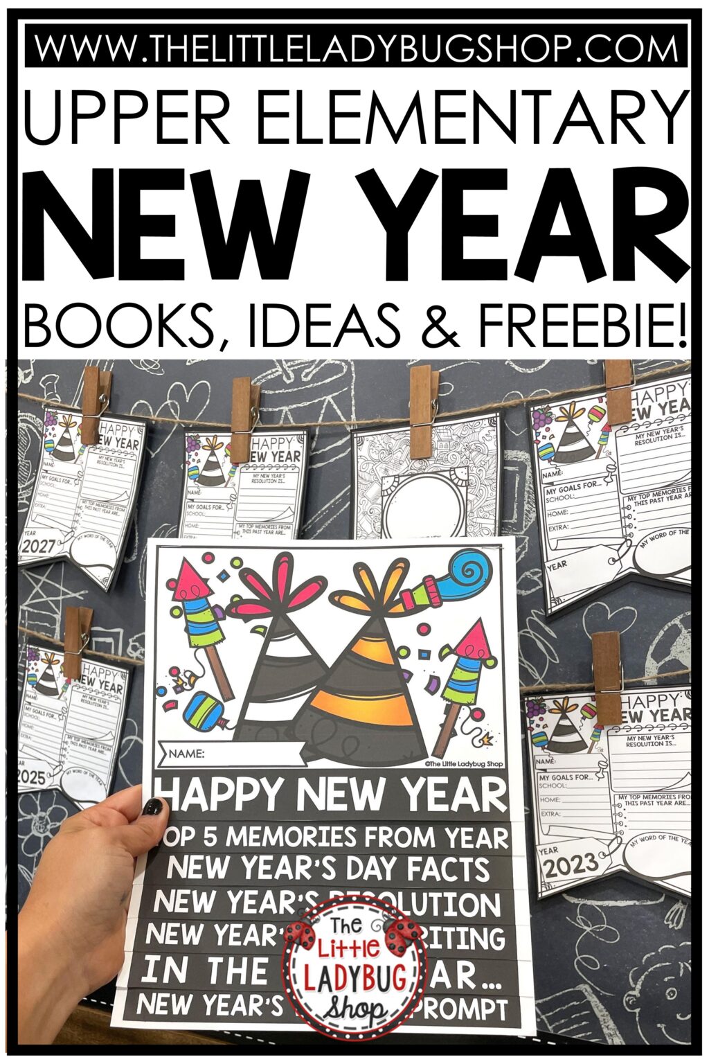 New Year's Ideas for Upper Elementary Students - The Little Ladybug Shop