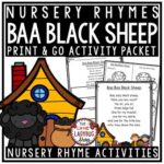 Baa Baa Black Sheep Nursery Rhyme for Kindergarten: Nursery Rhyme ...