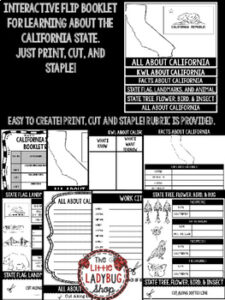 California Research Flip Book- California State Symbols - The Little ...