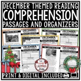 December Reading Comprehension Passages, Questions 4th Grade, 3rd Grade ...