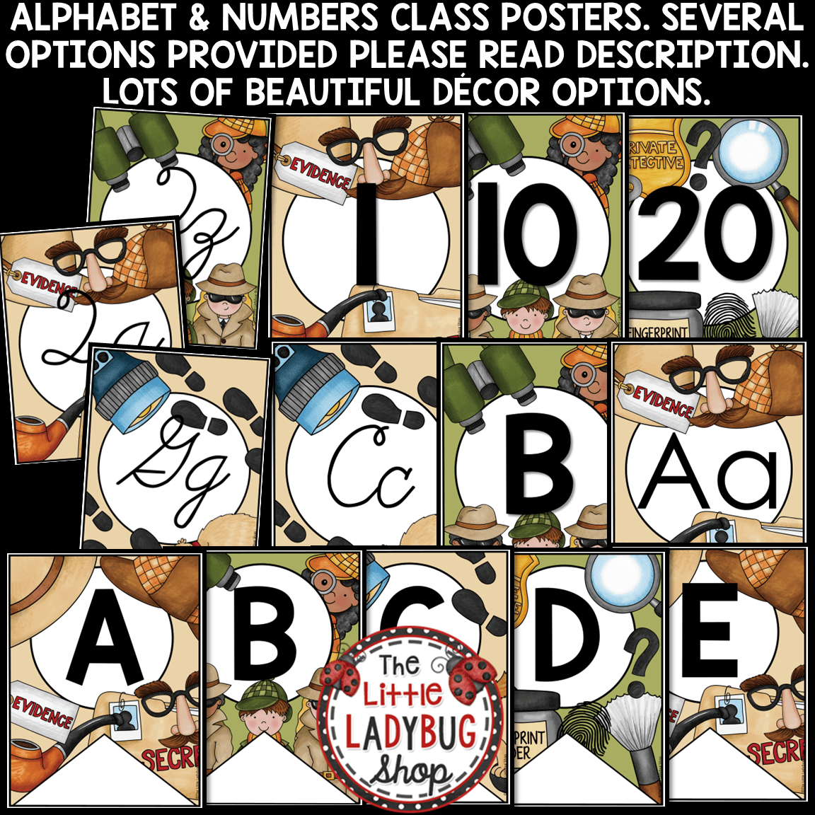 Top Secret Agent Mystery Detective Theme Classroom Decor Bundle - The ...