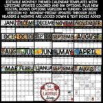 Editable Calendar 2023-2024 Template Back to School Classroom ...