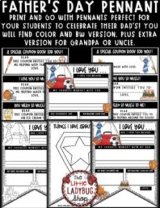 Father's Day Writing Activities Bulletin Board for Google Slides - The ...