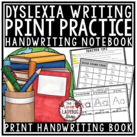Dyslexia Handwriting Practice Letter Formation- Manuscript Print Letter ...