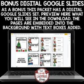 Editable Teacher Holiday Christmas Gift Tags Student Coupon Book Thank ...