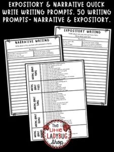 Expository Writing Prompts & Narrative STAAR Writing Prompts 4th Grade ...