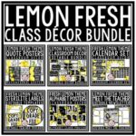 Lemon Classroom Decor: Newsletter Template Editable Farmhouse Classroom ...