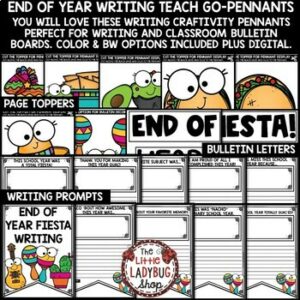 End of School Year Writing Prompts - The Little Ladybug Shop
