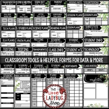 Modern Farmhouse Classroom Decor: Newsletter Template Editable, Teacher ...