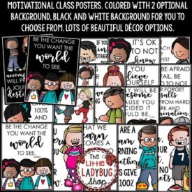 Motivational Poster, Back to School Bulletin Board Inspirational Quote ...