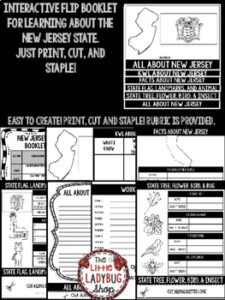 New Jersey Research Flip Book- New Jersey State Symbols - The Little ...