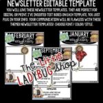 Pirate Theme Classroom Monthly & Weekly Newsletter Template Editable ...