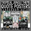Safari Jungle Tropical Theme Classroom Decor Bulletin Board ...