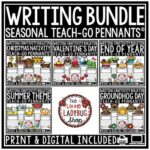 Fall Winter Spring Writing Prompts Crafts - The Little Ladybug Shop