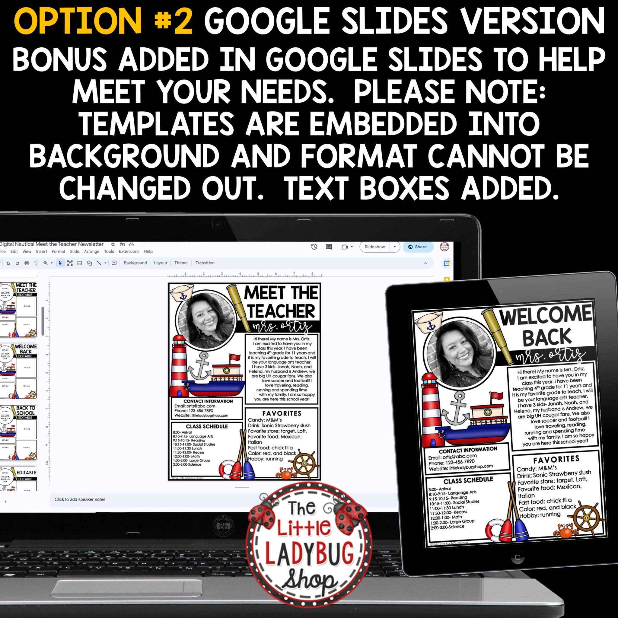 Sailing Nautical Meet the Teacher Newsletter Editable Template - The ...