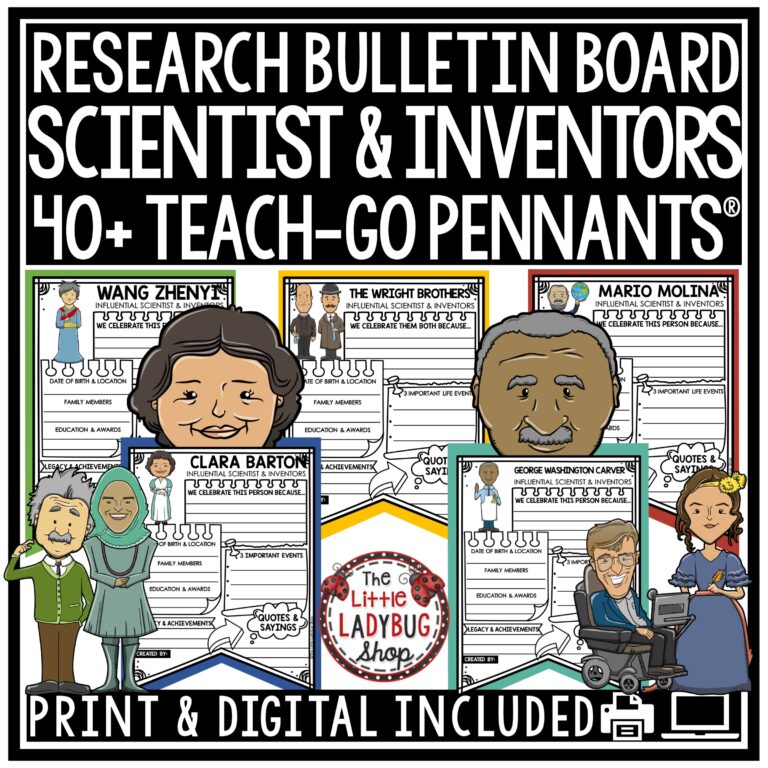 Inventors and Scientist Biography Research Bulletin Board - The Little ...