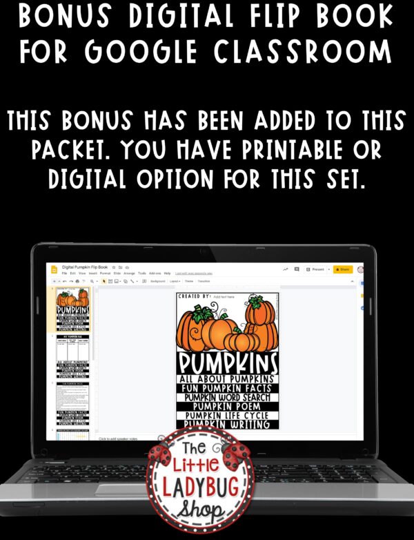 All About Pumpkins Flip Book- Fall Writing Activities Pumpkin Life ...