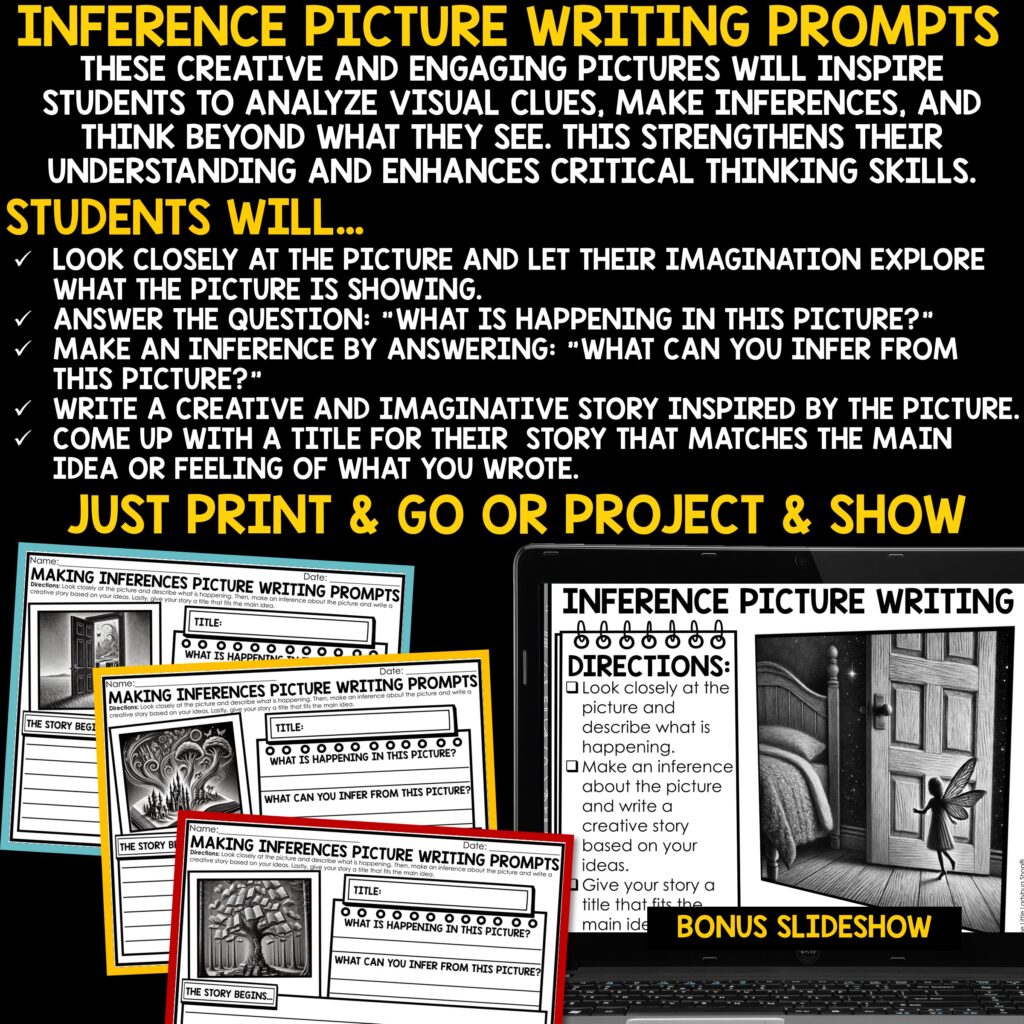 Making Inferences and Predictions Worksheets 4th 5th Grade - The Little ...