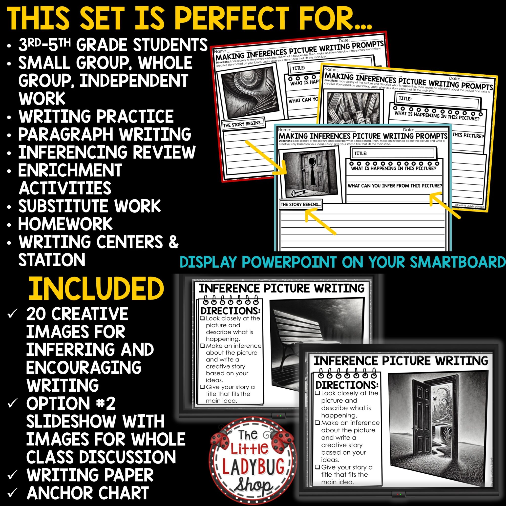 Making Inferences and Predictions Worksheets 4th 5th Grade - The Little ...