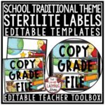 Traditional Theme Classroom Decor: Labels 3 Drawer Sterilite Labels ...
