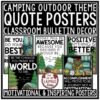 Camping Theme Classroom Decor Back to School Bulletin Board ...