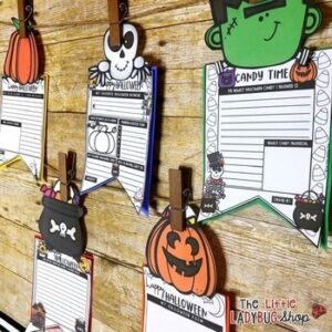 Halloween Activities & October Writing Prompts, Halloween Bulletin ...