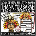 Thank You, Sarah Book Review Report, Fall Thanksgiving Reading Activity ...