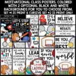 Sports Theme Classroom Decor Back to School Bulletin Board Motivational ...