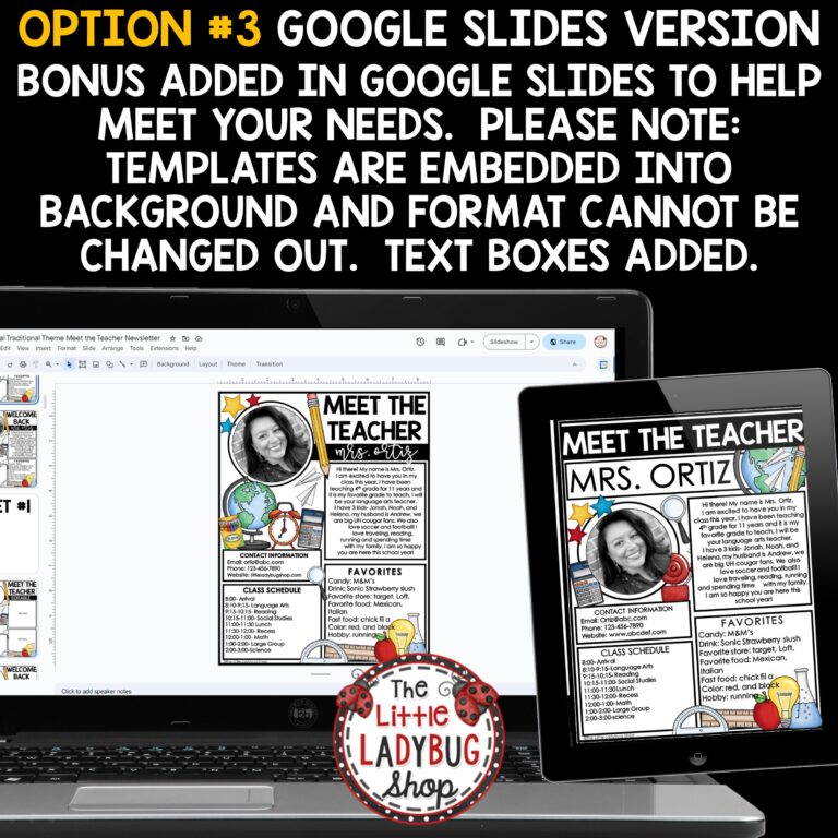 Welcome Letter Meet the Teacher Newsletter Editable Template - The ...