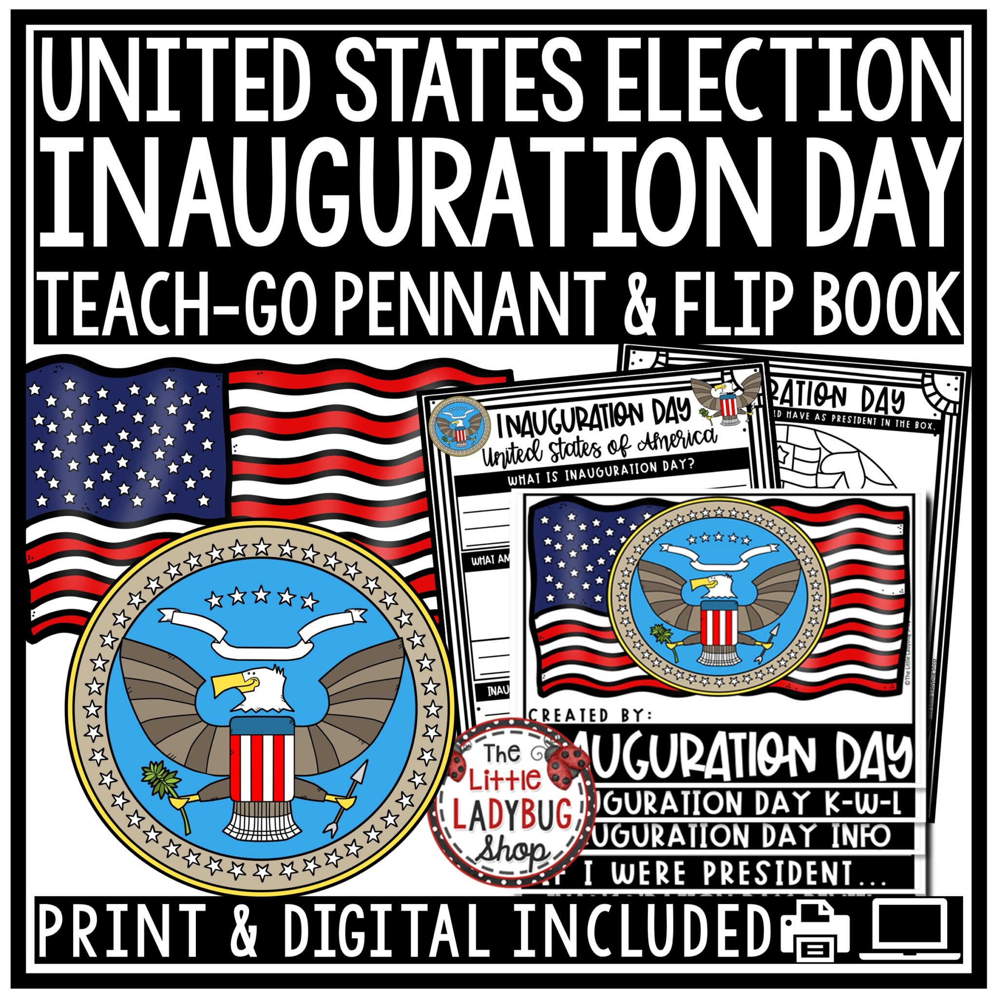 Presidential Inauguration Day Election Activities, Writing, Bulletin ...